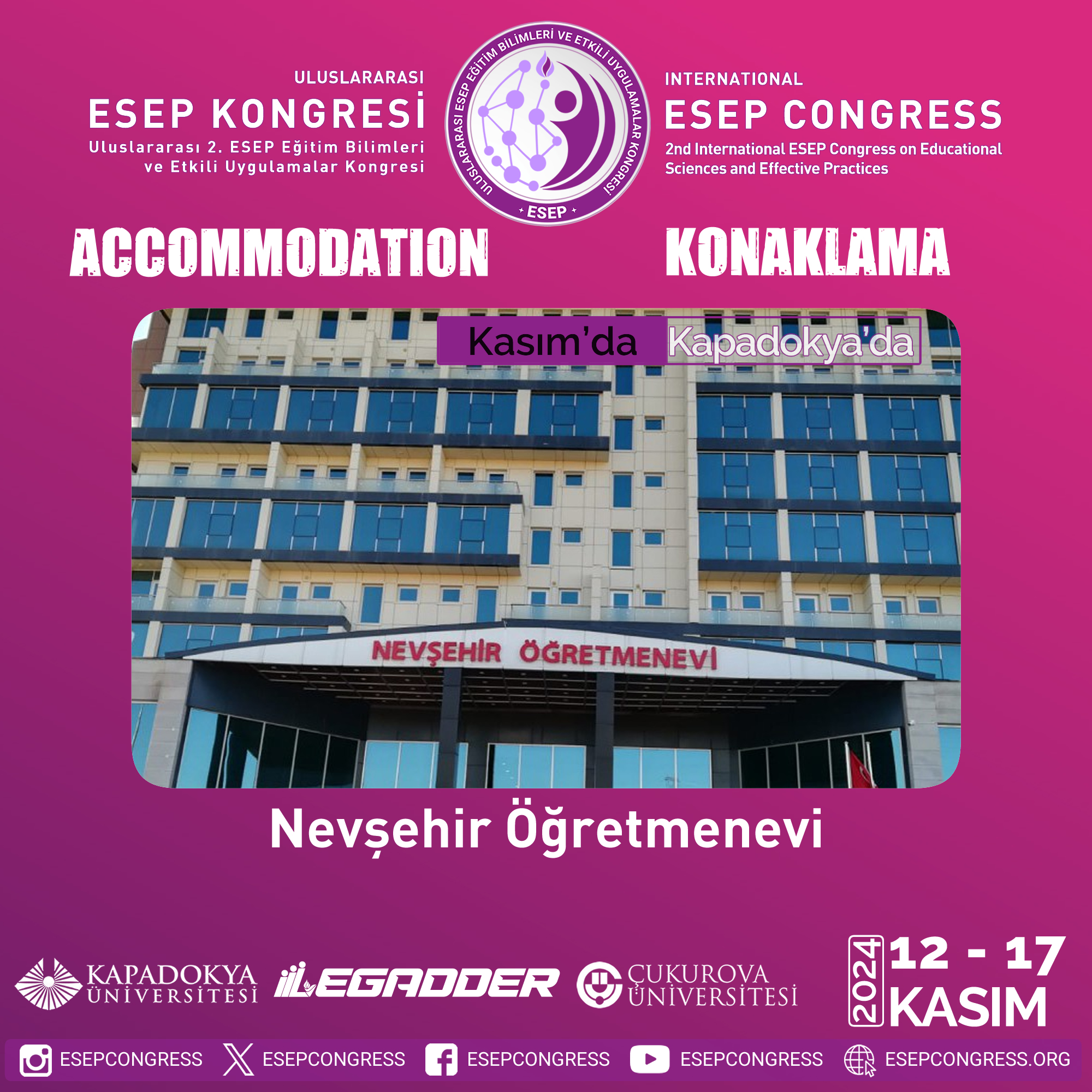 Konaklama – esepcongress.org